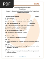 Class6 - Worksheet - Landforms and Life - SST | PDF