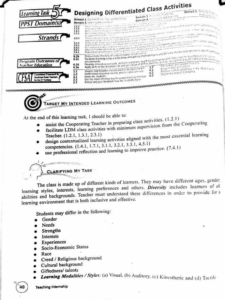 TI - Learning Tasks 5 | PDF
