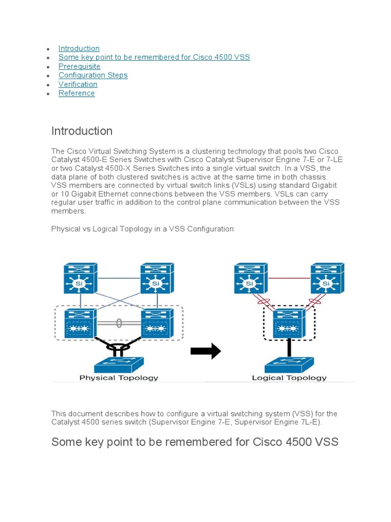 Vss Config | PDF | Network Switch | Computing