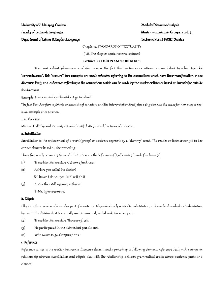 Chapter 2 - Standards of Textualityy | PDF | Cognitive Science | Language Mechanics