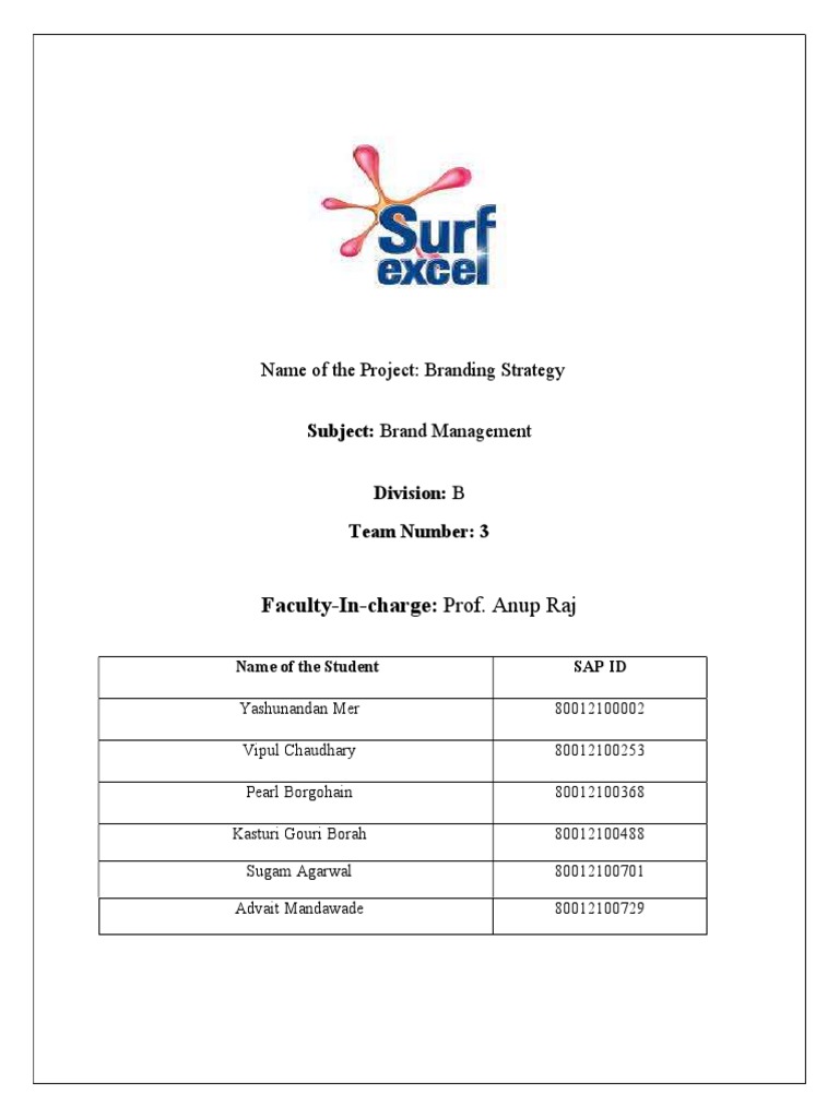 Div - B - Group 3 - Finalproject | Descargar gratis PDF | Brand | Marketing