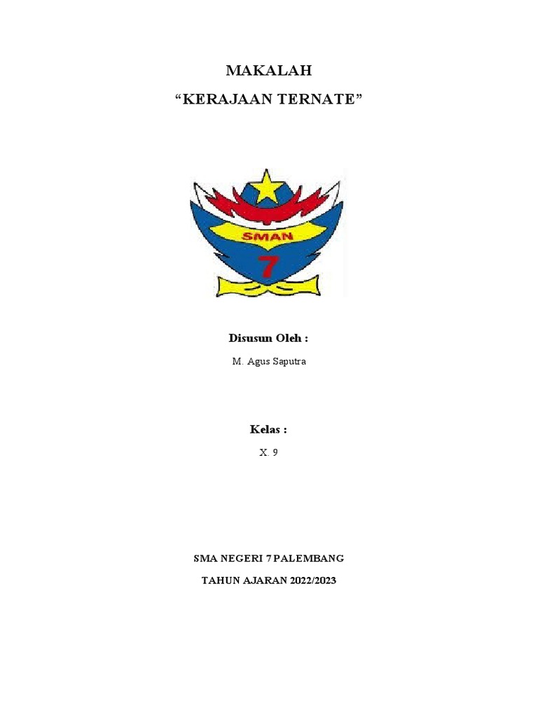 Makalah Kerajaan Ternate | PDF