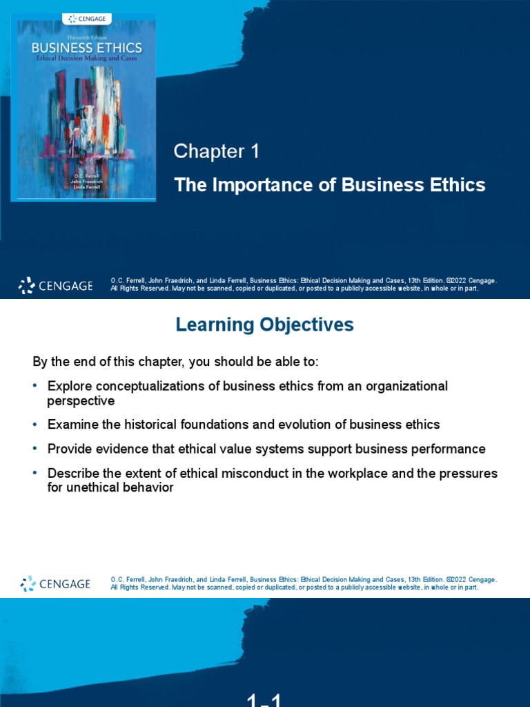 CH01 | PDF | Business Ethics | Corporate Social Responsibility