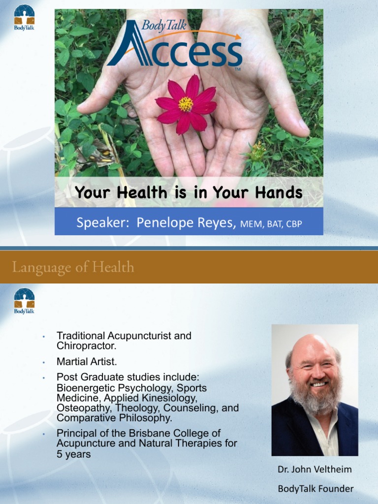 Your Health Is in Your Hands | PDF