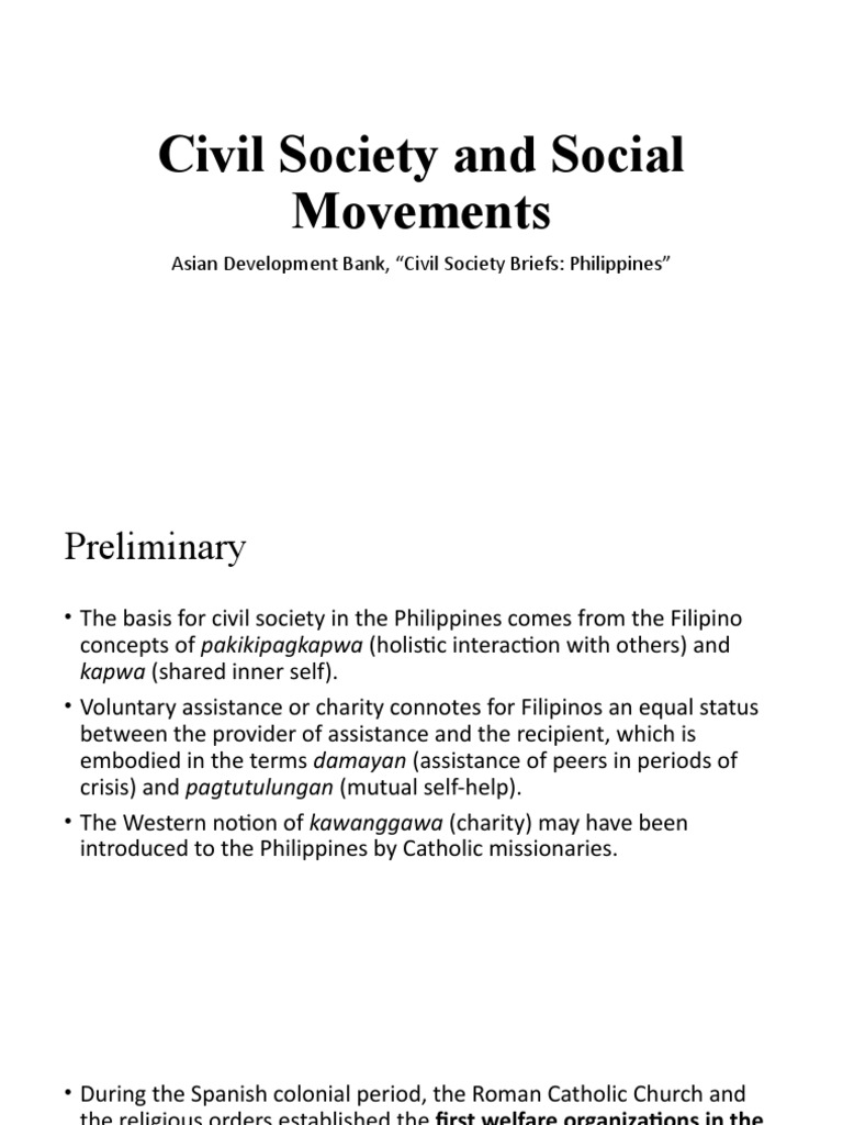 Module 11, Civil Society and Social Movements | PDF | Corazon Aquino | Non Governmental Organization