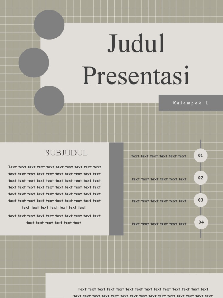 Judul Presentasi: Kelompok 1 | PDF