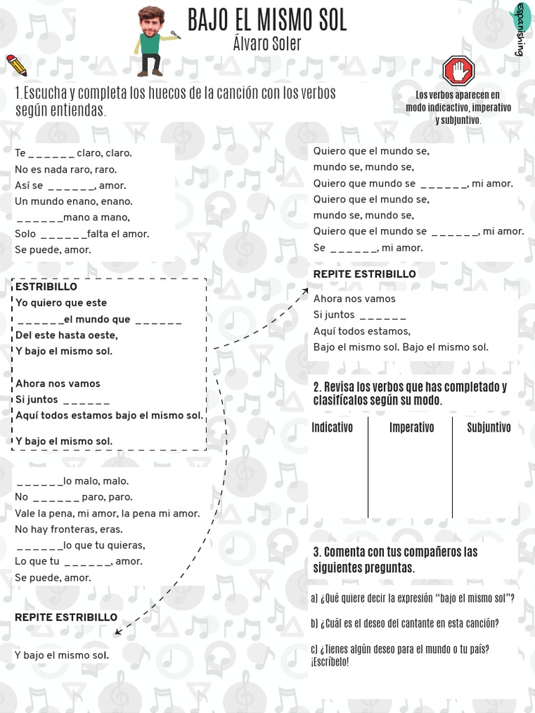 Bajo El Mismo Sol Canción Ele | PDF