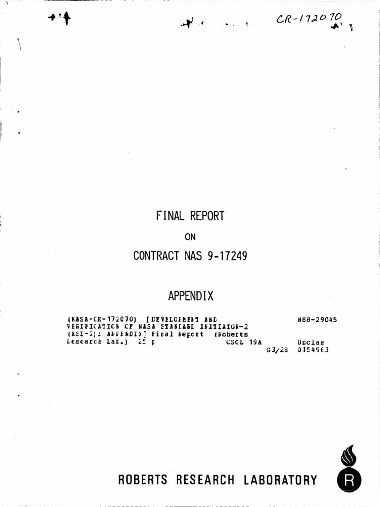 Development and Verification of NASA Standard Initiator-2 (NSI-2 ...