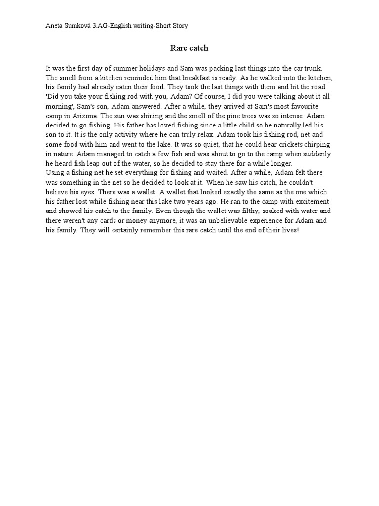 Rare Catch-Short Story | PDF