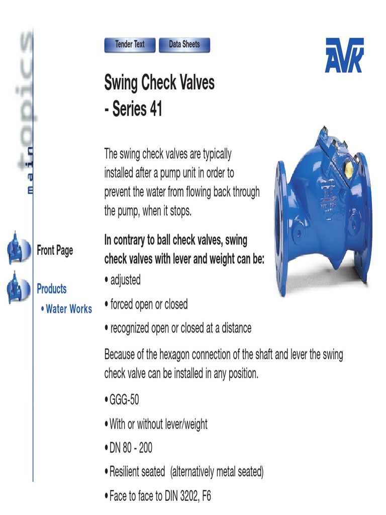 Flanged-Non-Retun-Valve Dimensions | PDF