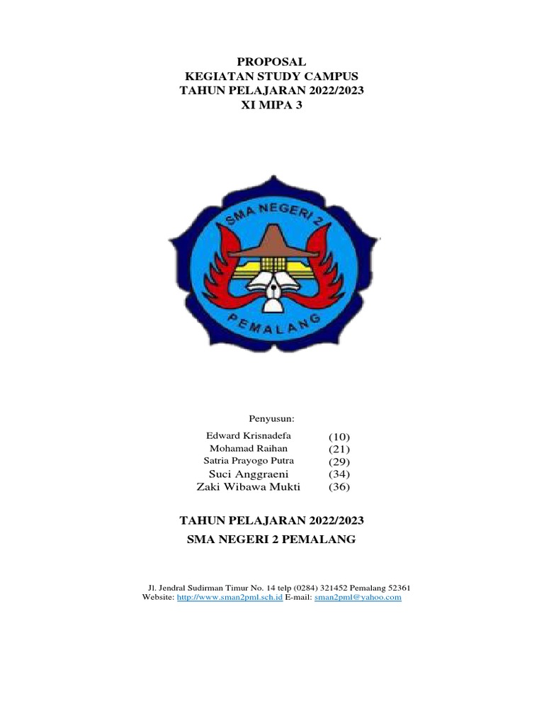 Proposal Study Campus-2-1 | PDF