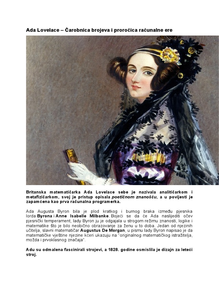 Ada Lovelace | PDF