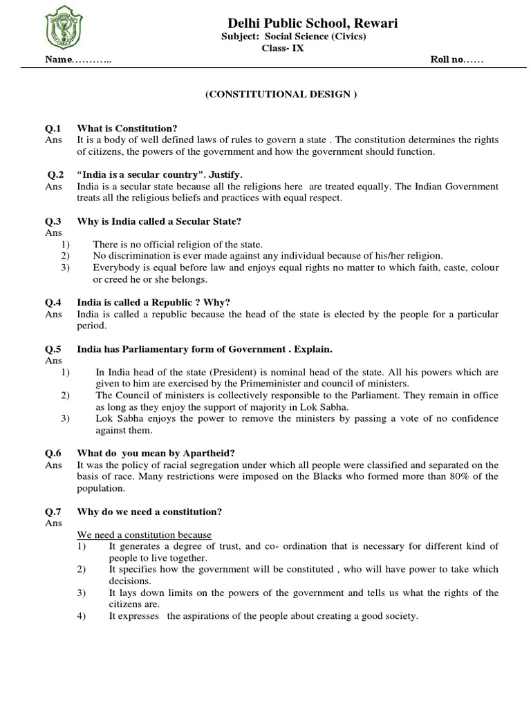 Constitutional Design | PDF | Constitution | Justice