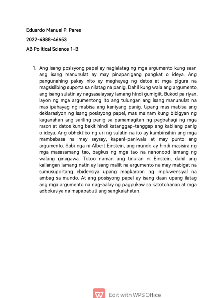 Module-3 Pares PolSci-1B | PDF