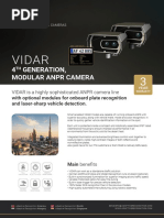 Einar Gen 2 ANPR Camera Specifications | PDF | Infrared | Zoom Lens