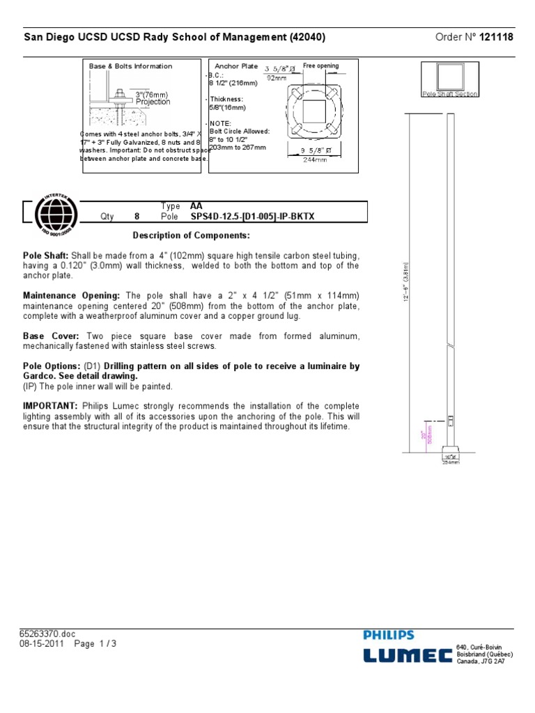 Ucsd Rady Aa Pole | PDF
