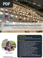 Surat Edaran Dan Timeline Pelaksanaan Program Kreativitas Mahasiswa PKM 2025 | PDF