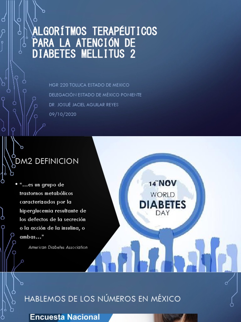 algoritmos DM2 IMSS (1) (1) | PDF | Diabetes | Medicina CLINICA