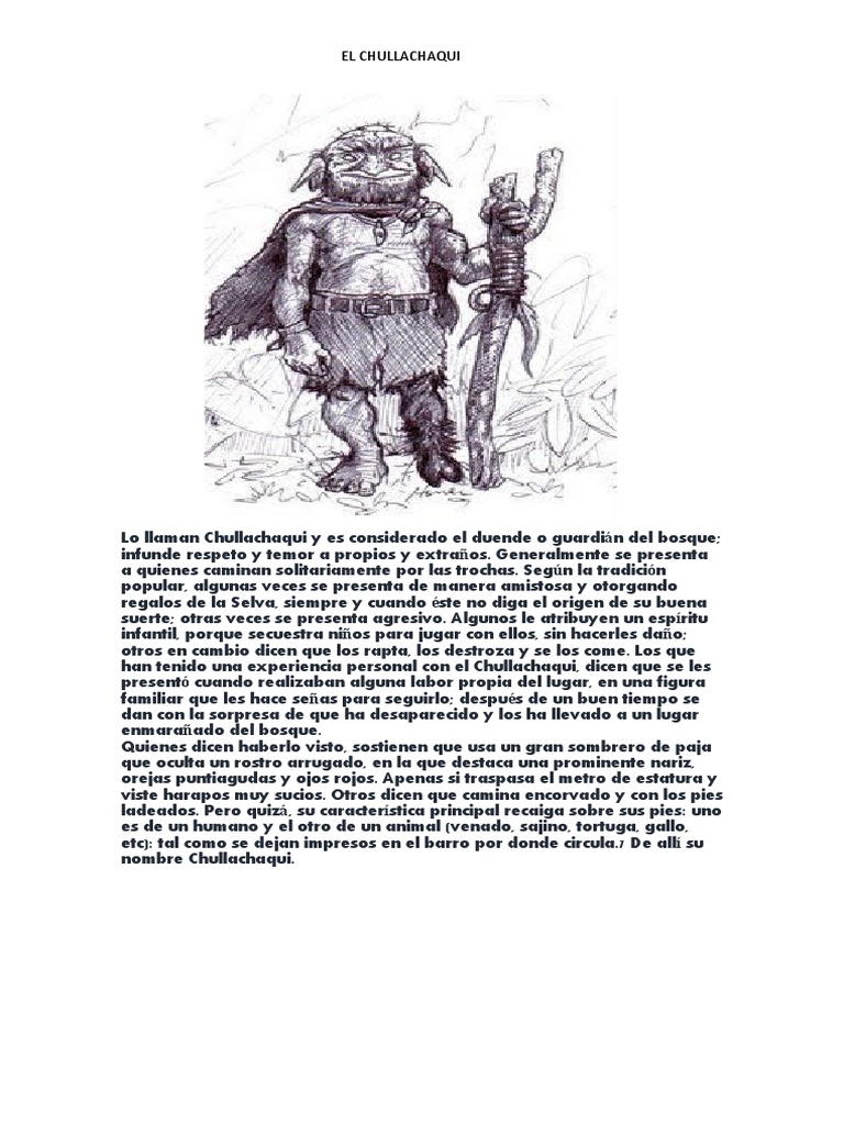 La Leyenda del Chullachaqui | PDF