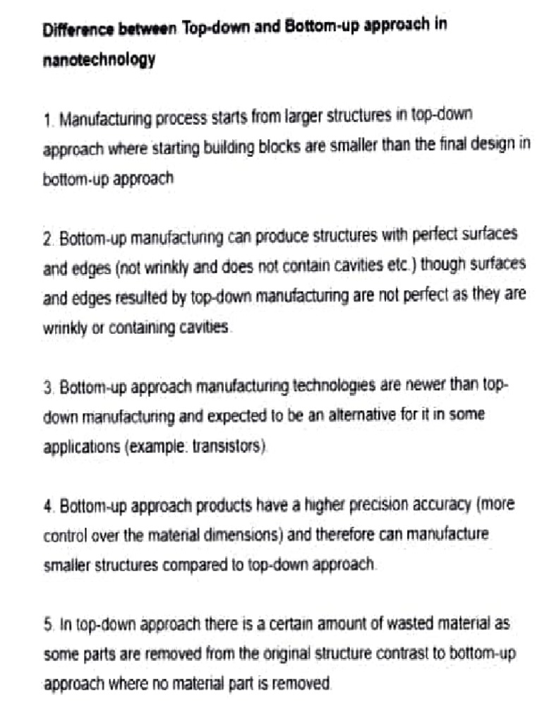 Module 1 Nano Electronics Pdf Top Down And Bottom Up Design