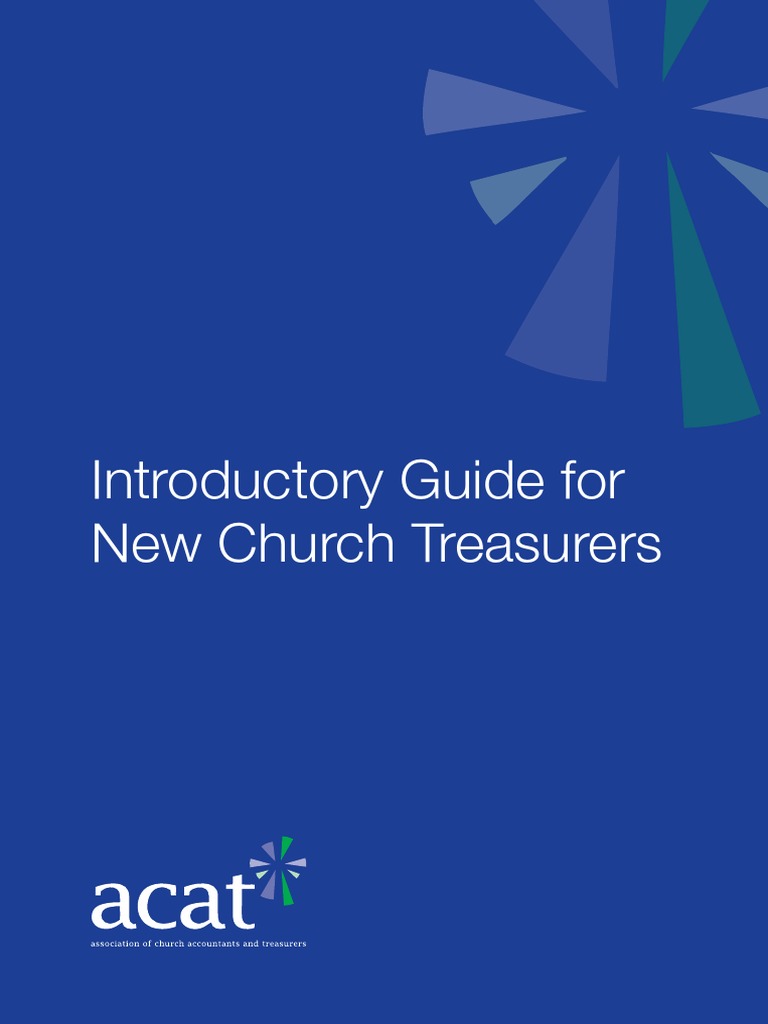 ACAT New Treasurers Guide | PDF | Budget | Charitable Organization