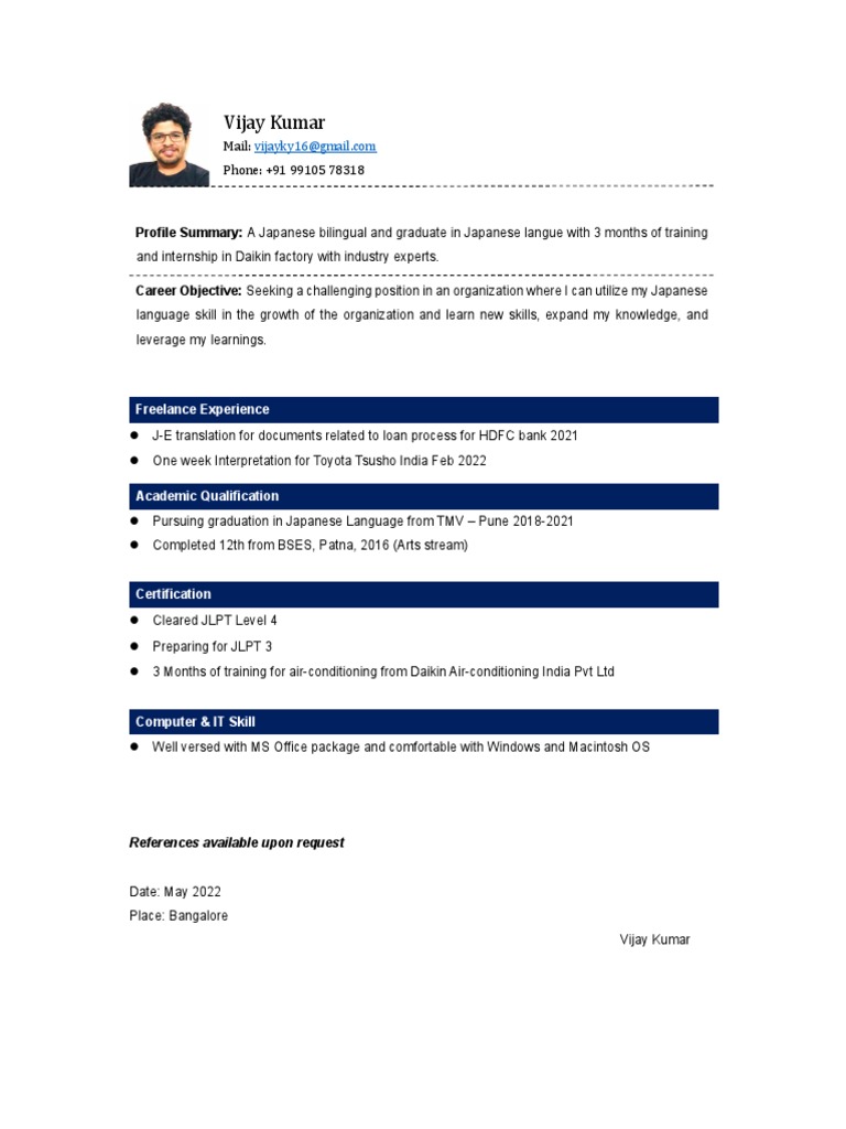 Vijay Resume May2022-1 | PDF