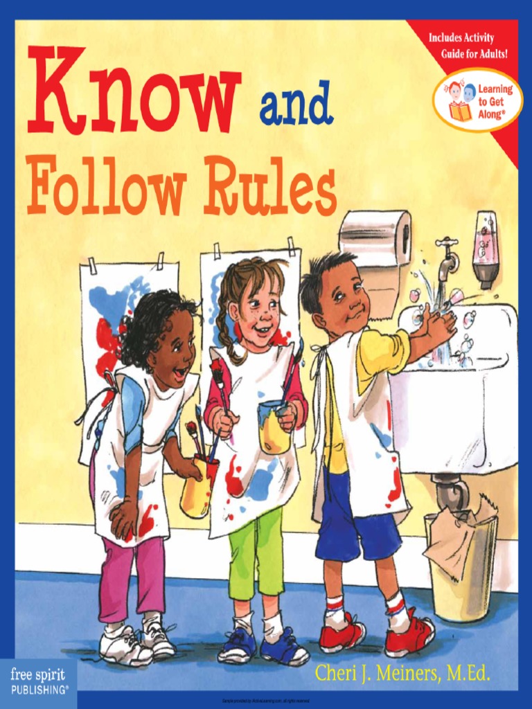 Cheri J Meiners MEd-Know and Follow Rules-Sample | PDF
