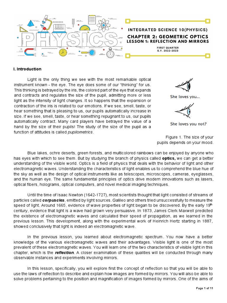 Physics 2 | PDF | Mirror | Optics