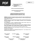 Resolution Approving Barangay GAD Plan and Budget | PDF | Justice ...