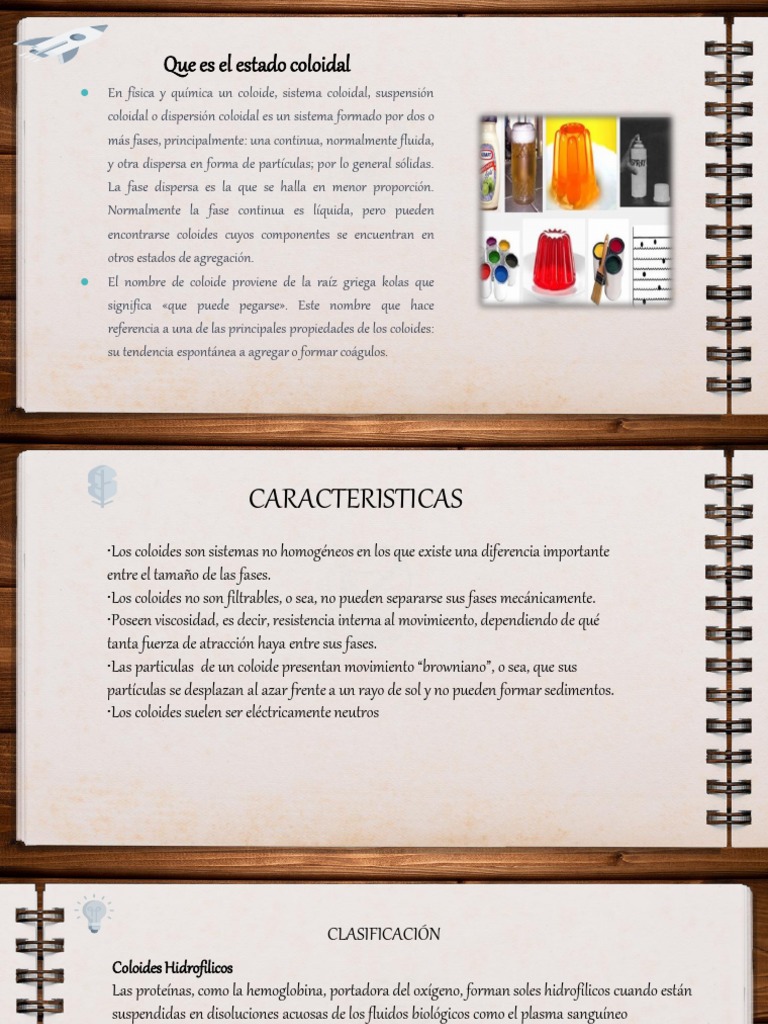 Estado Coloidal | PDF | Coloide | Física de la Materia Condensada