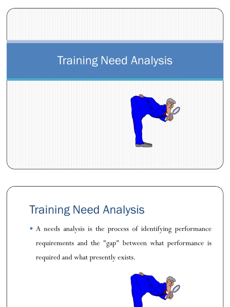 Training Need Analysis | PDF