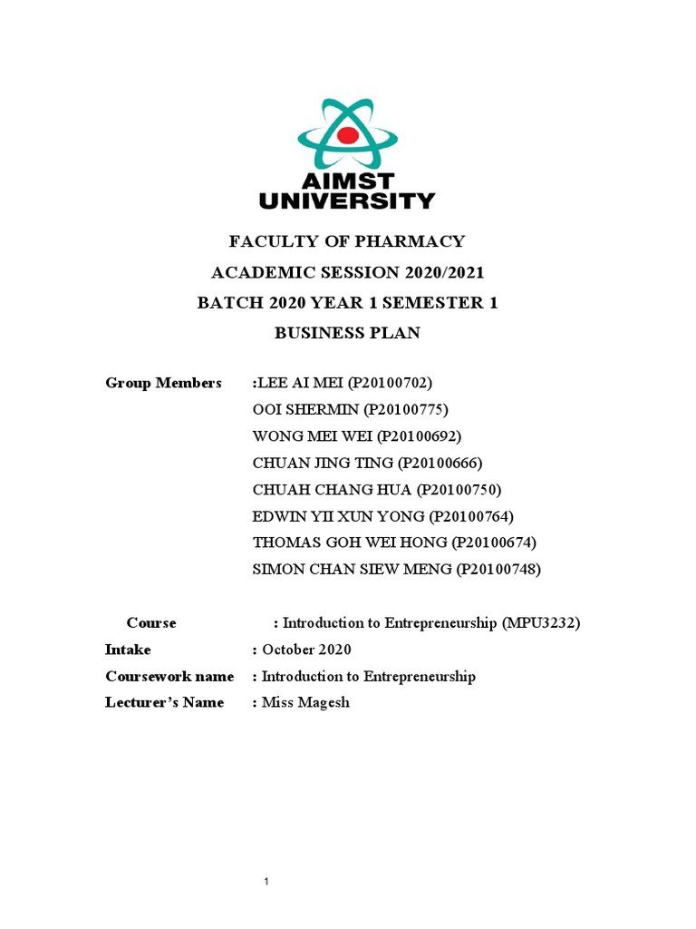Business Plan Assignment | PDF | Monitoring (Medicine) | Health Care Business Plan Assignment | PDF | Monitoring (Medicine) | Health Care