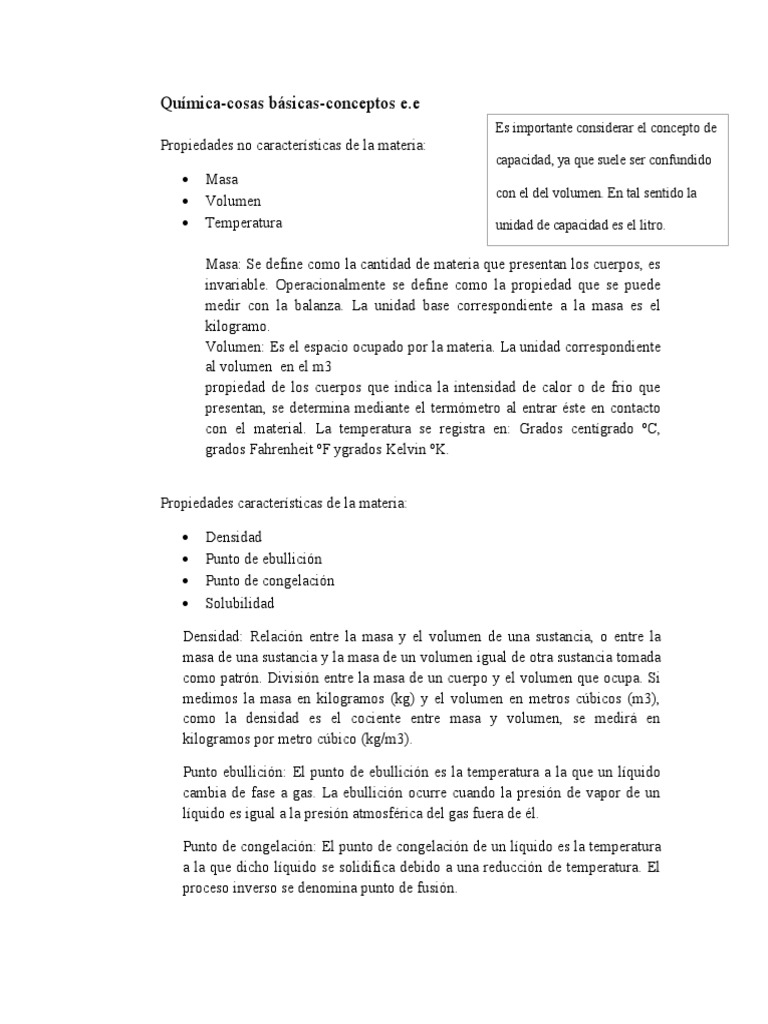 Química 3er Año Ejercicios Pdf Volumen Temperatura