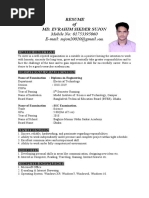 Bangladeshi CV Template | PDF | Bangladesh | Vocational Education
