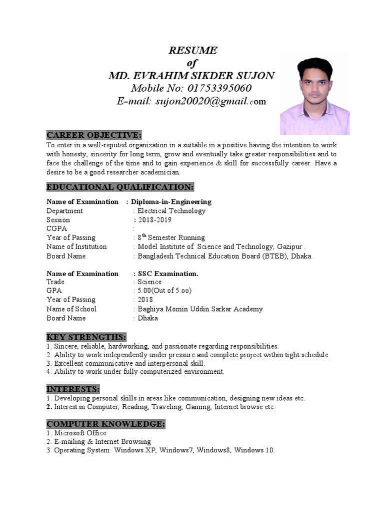 Sujon | PDF | Career & Growth | Computers