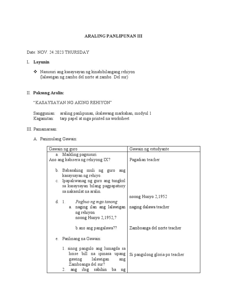 Day 4, Grade 3 DLP Q2, Week 3. | PDF