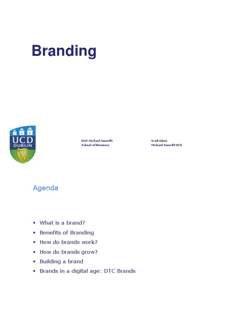 Lecture 7 Branding Slides Pdf Brand Mass Media