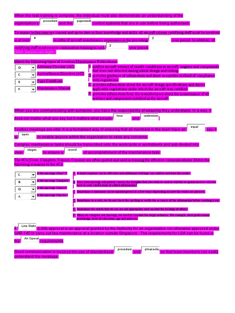 Aviation Maintenance Training Guidelines | PDF | Computers