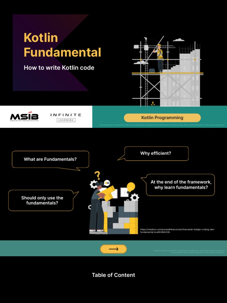 Kotlin Fundamental - pptx-2 | PDF | Boolean Data Type | Data Type