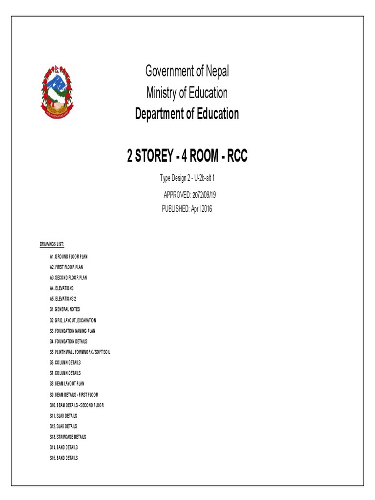 2 Storey Classroom Building Design | PDF | Concrete | Economic Sectors