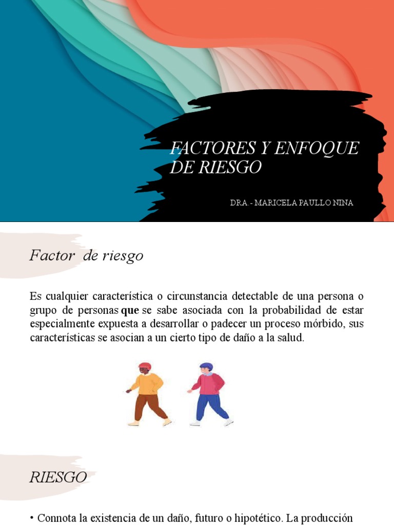 Factores y Enfoque de Riesgo | PDF | Riesgo | Factor de riesgo