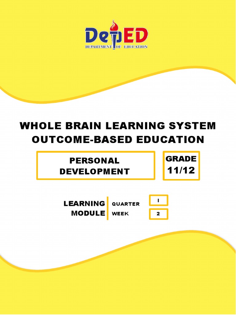 PERDEV Q1 W2 - Localized | PDF | Thought | Feeling