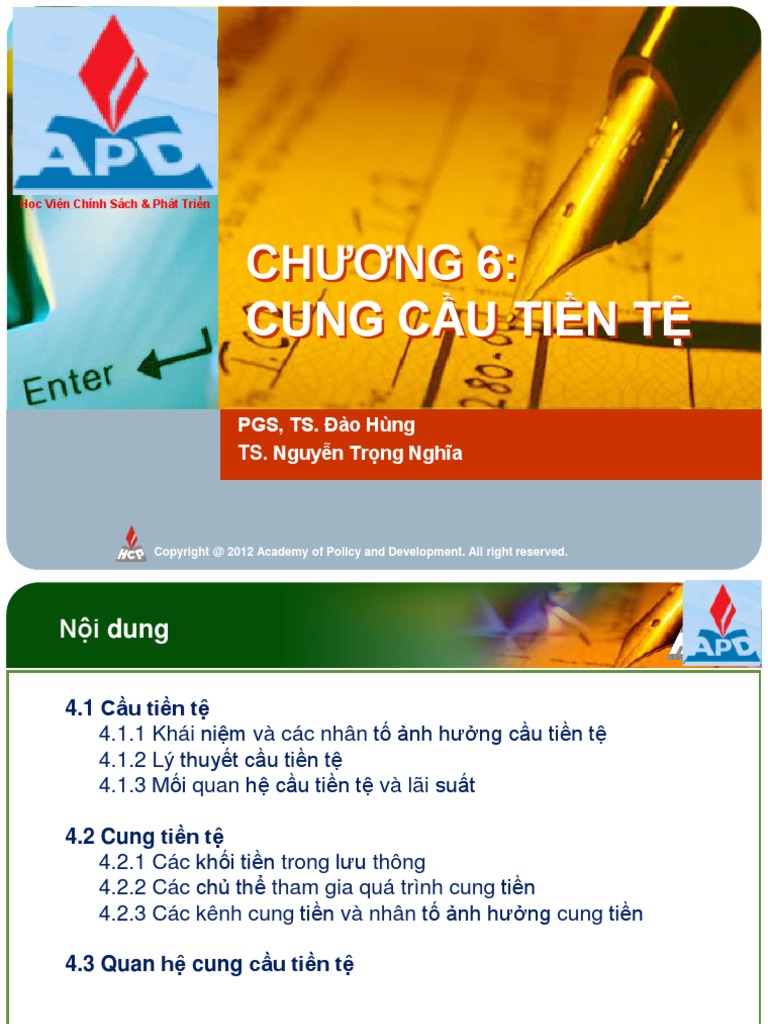 6. Chuong 6. Cung cầu tiền tệ | PDF