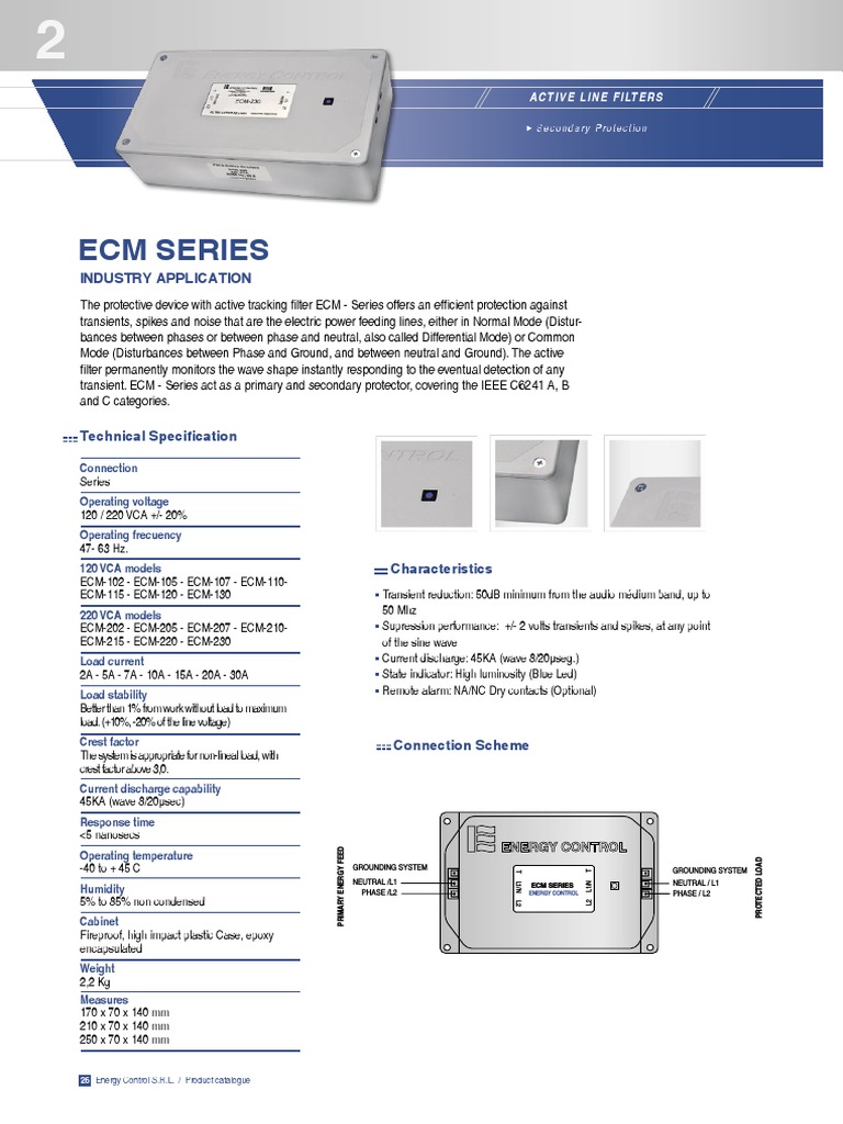 00018.02 04 Ecm-Series | PDF | Electrical Engineering | Computer ...