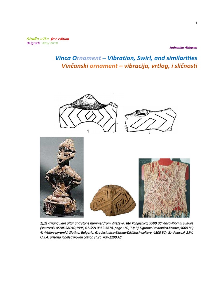 Vinca Ornament Vibration and Swirl and S | PDF | Balkans | Serbia