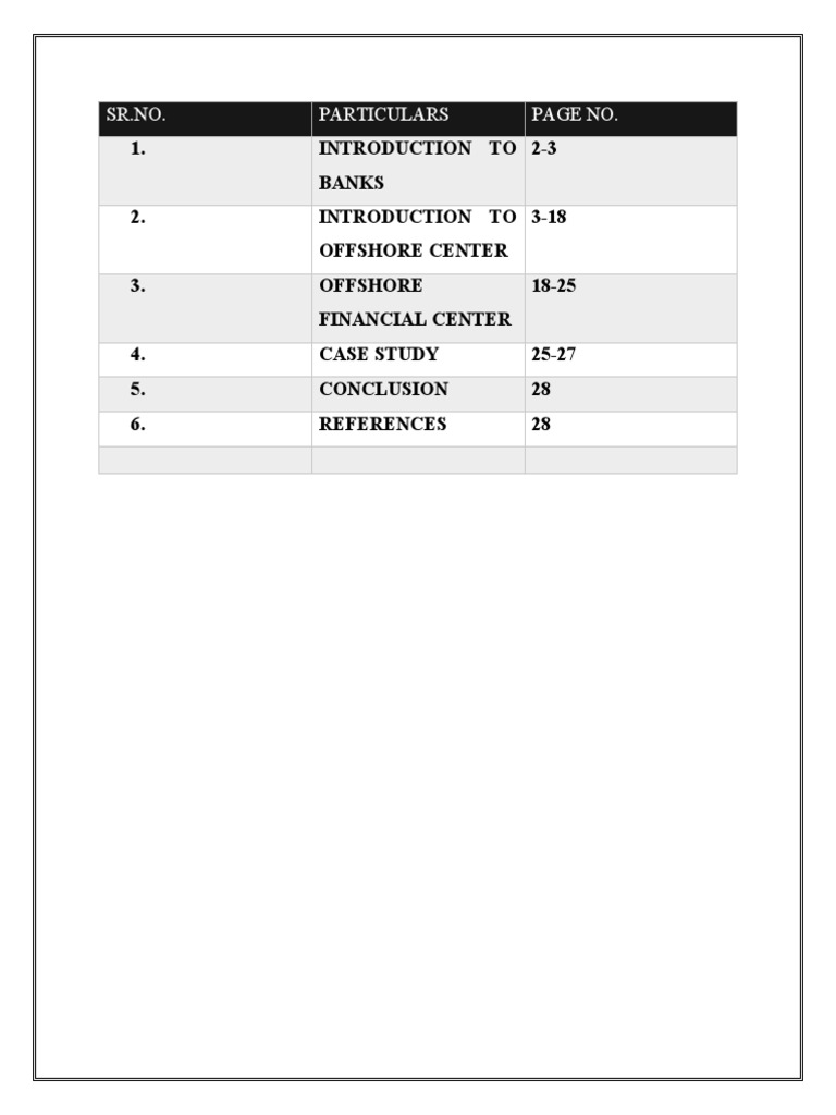 Offshore Main Report | PDF | Banks | International Bank For ...