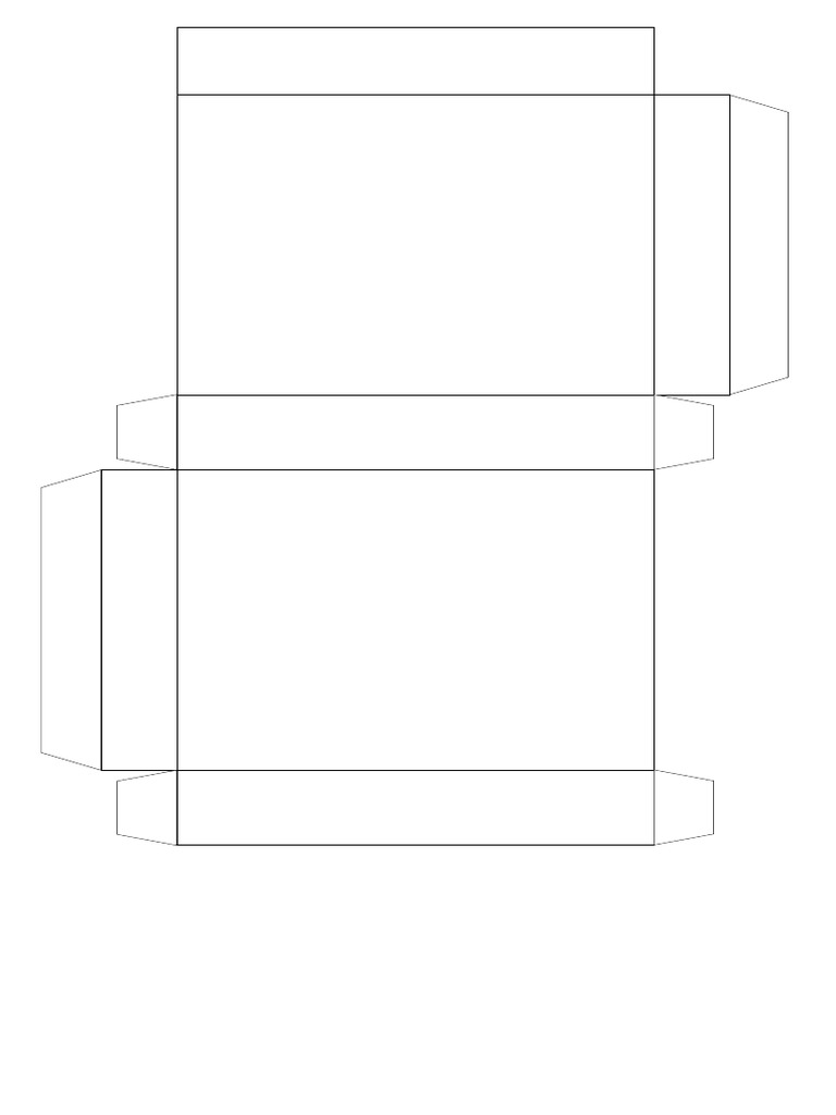 Patrones de Cajas Rectangulares Pequeñas - Plantillas para Imprimir en ...