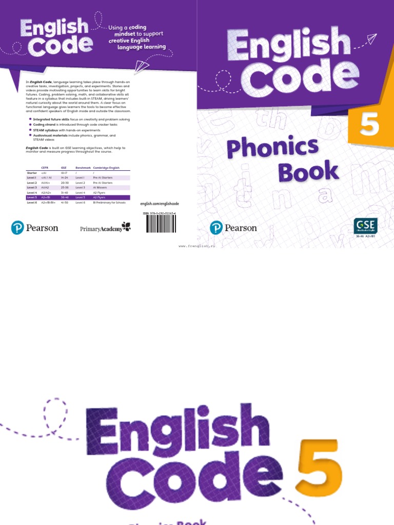 English Code 5 Phonics Book | PDF | Phonics | Linguistics