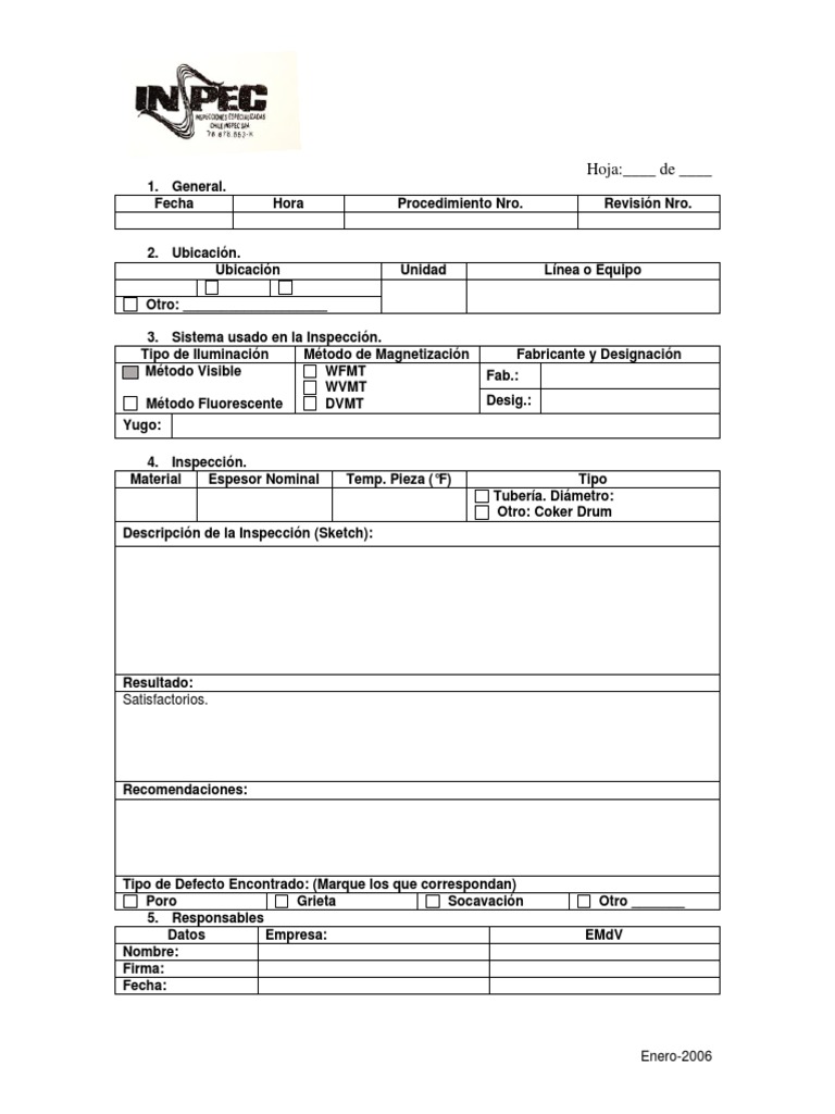 Formato de Partículas Magneticas (Actualizado) | PDF
