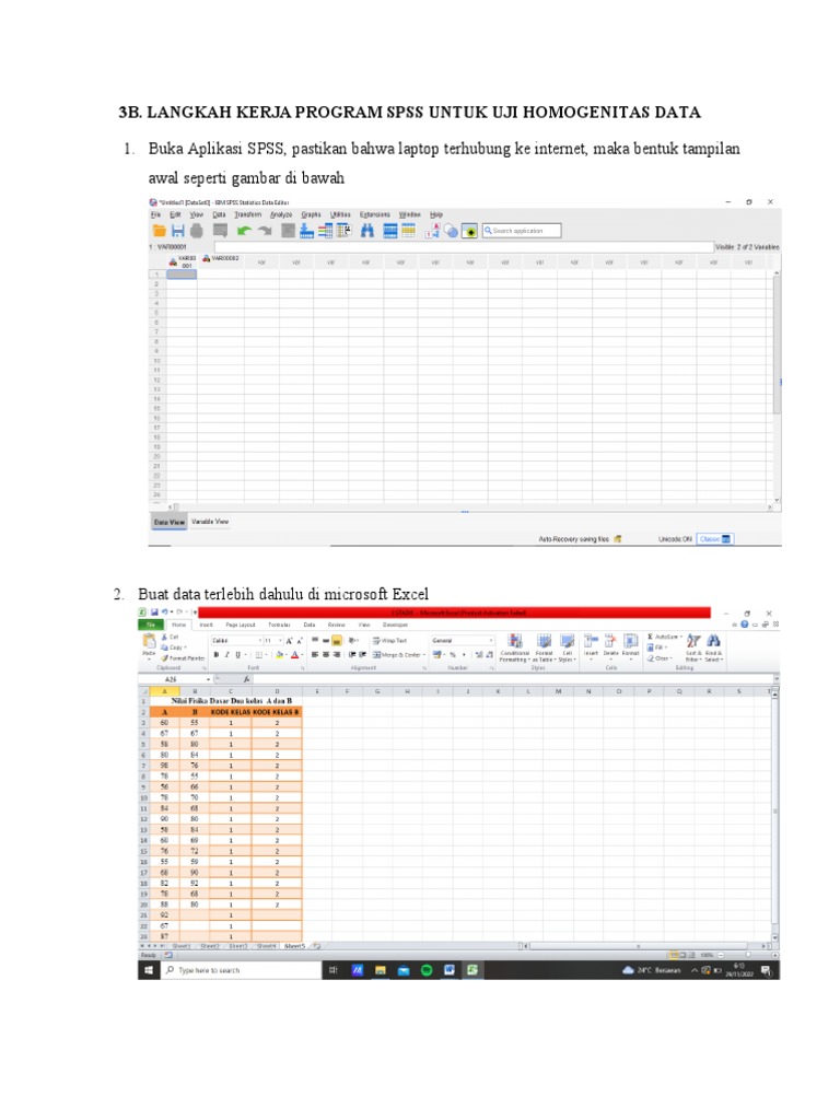 Panduan Uji Homogenitas SPSS | PDF | Karier & Perkembangan | Komputer